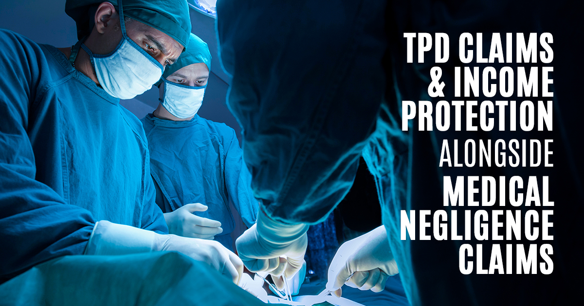Impact of Medical Negligence Compensation on a TPD Claim?