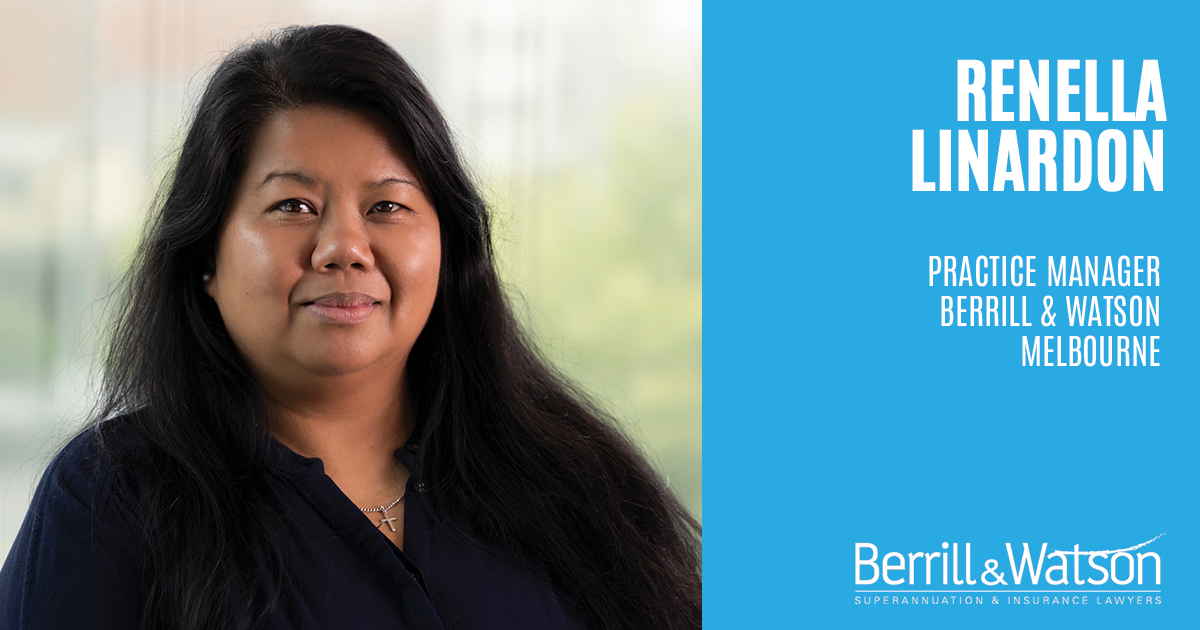 Renella Linardon - Practice Manager | Berrill & Watson Lawyers
